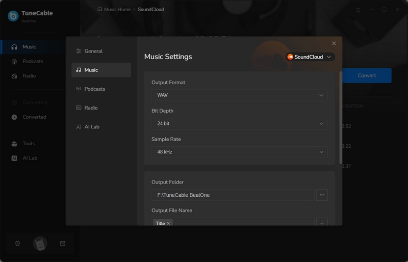 Download SoundCloud to WAV for Lossless Offline Listening | TuneCable